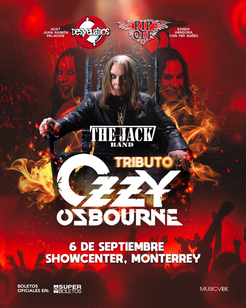 THE JACK BAND TRIBUTO OZZY OSBOURNE MONTERREY 2025 SHOWCENTER COMPLEX