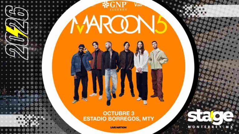 MAROON 5 MONTERREY 2026 ESTADIO BORREGOS